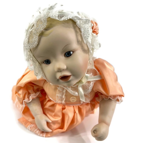Toys | Heather Porcelain Doll By Edwin M Knowles | Poshmark